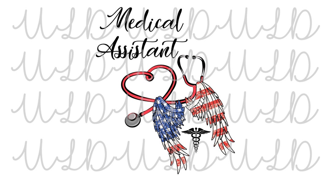 Medical Assistant PNG Digital Design for Screens or Sublimation ...