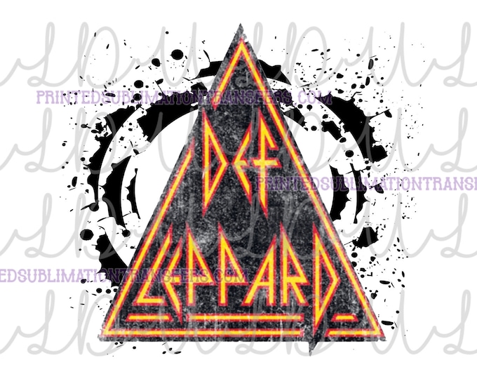 Def Leppard Vintage Style Graphic T-shirt! - Etsy