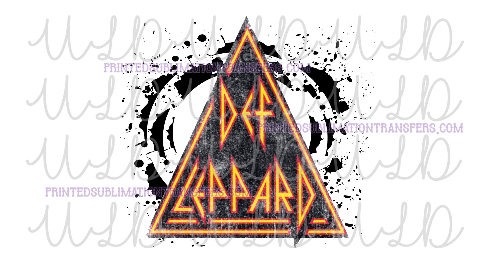 Def Leppard PNG Digital Design *instant Download* Transfer Sublimation ...