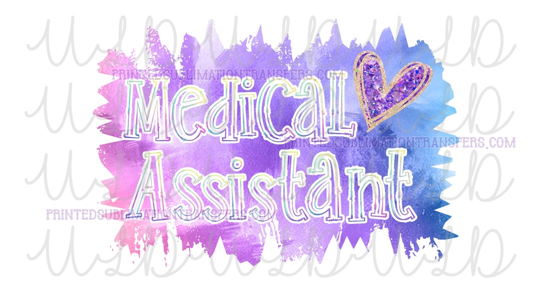 Medical Assistant PNG Digital Design for Screens or Sublimation ...