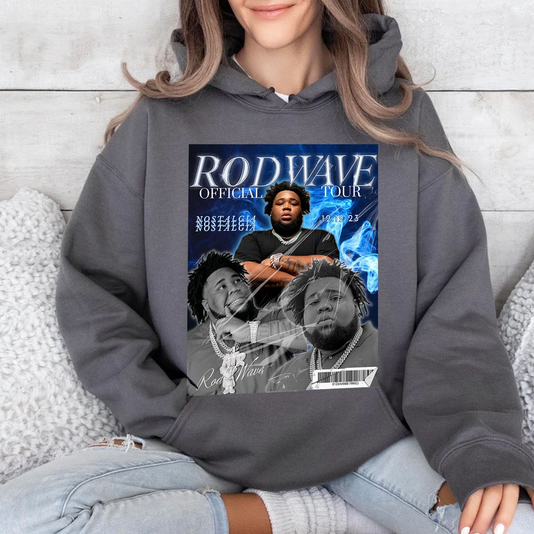 Rod Wave Hoodie Rapper Sweatshirt Trending Tee Rod Wave Vintage 90S Rap ...