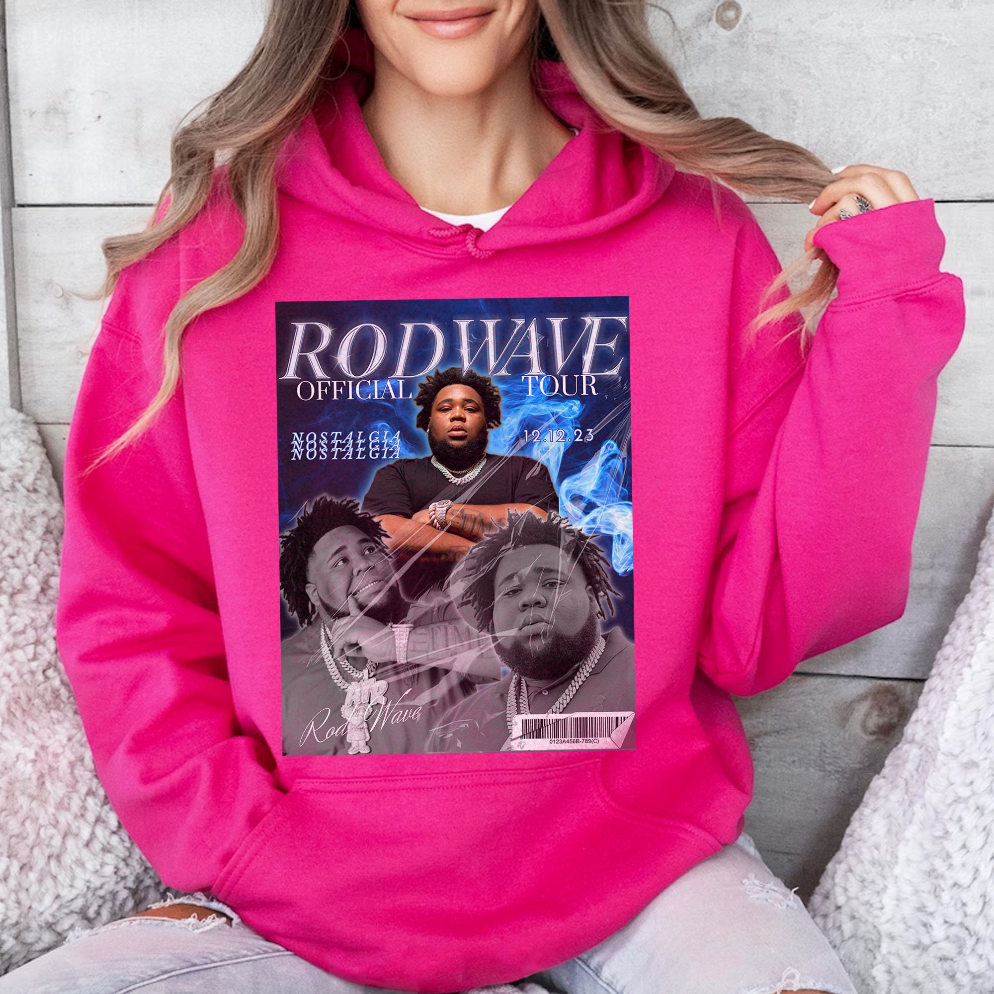 Rod Wave Hoodie Rapper Sweatshirt Trending Tee Rod Wave Vintage 90S Rap ...