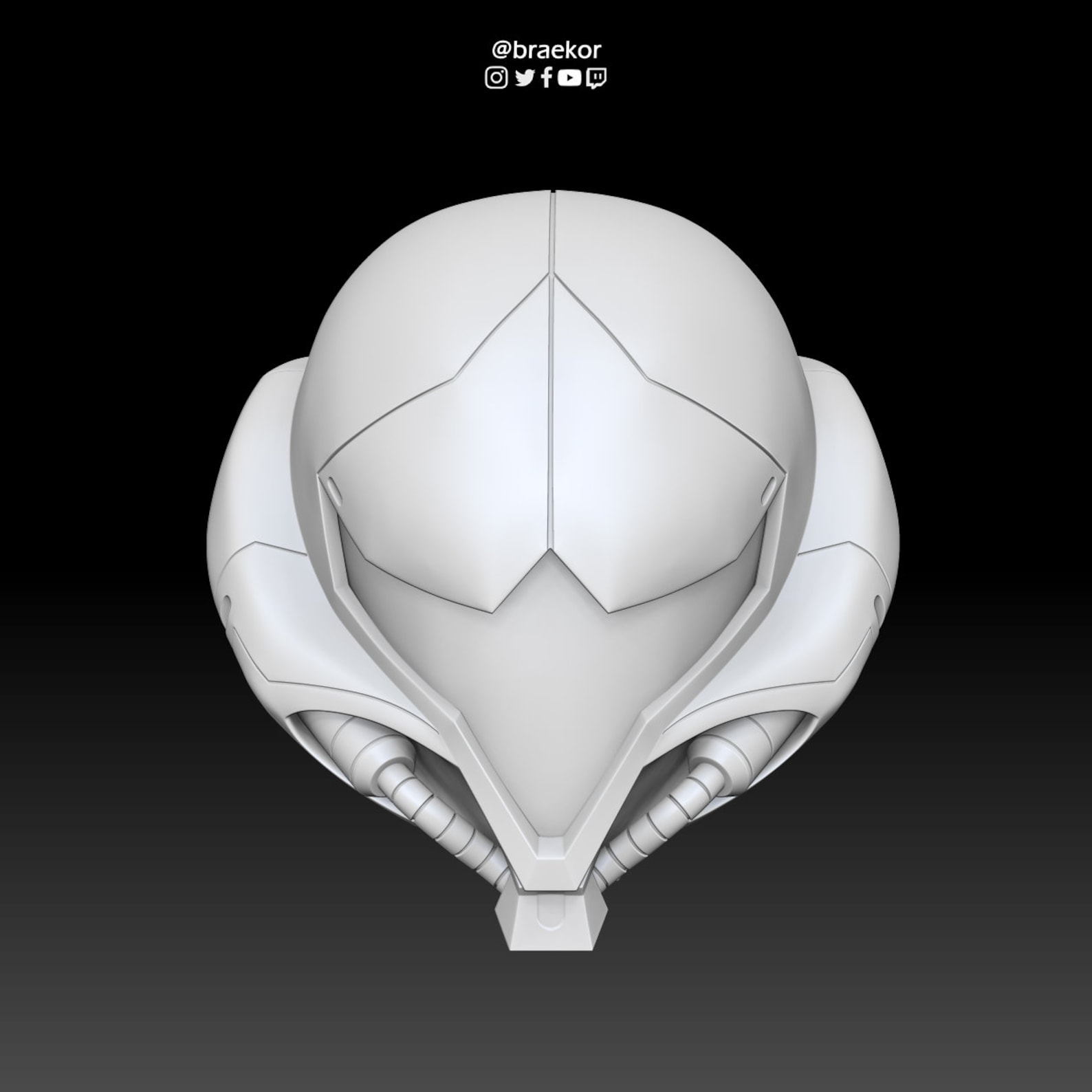 Metroid Dread - Samus Helmet 3D Model - STL Files - Etsy Singapore