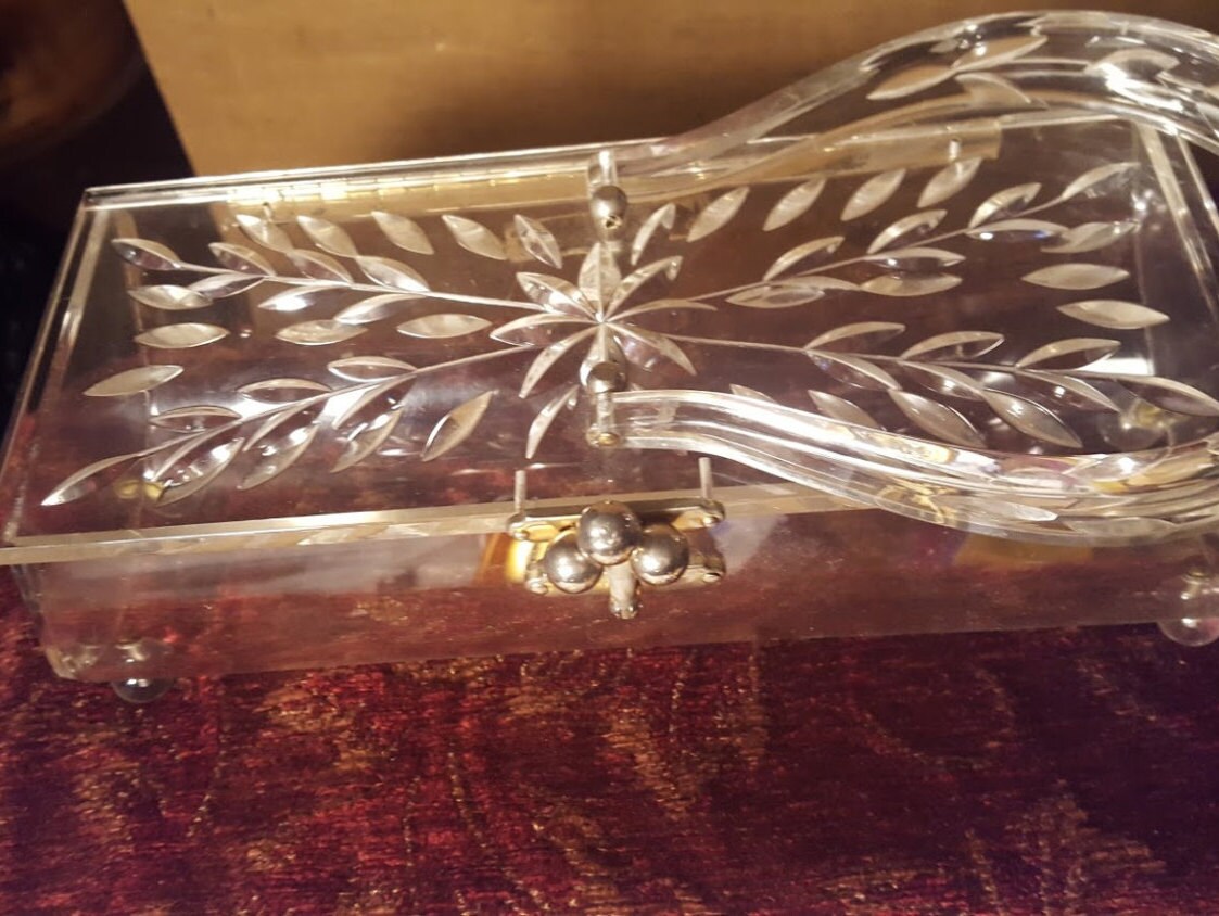 Lucite Bag 1950's Signed Florida Handbags Made in Miami - Etsy