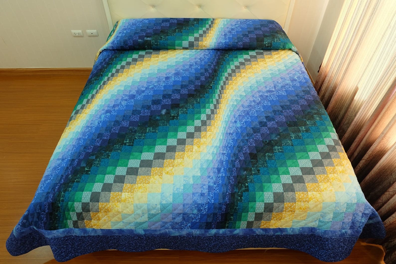 Beach quilts beach scene quilt Beach blanket personalized | Etsy