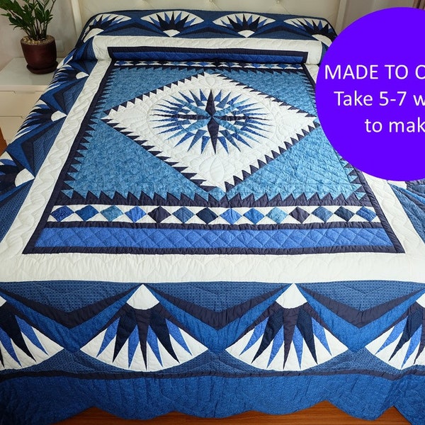 Mariners Compass Quilt Pattern - Etsy