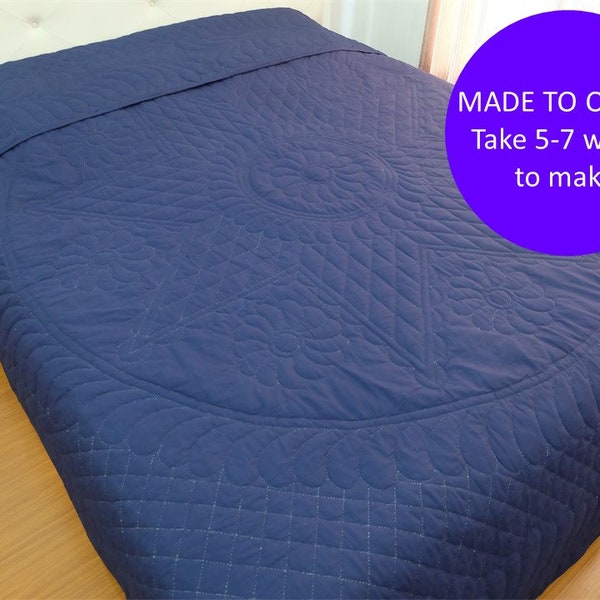 Wholecloth Quilt - Etsy