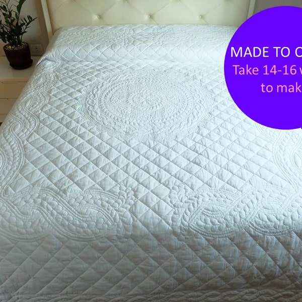 Whole Cloth Quilt - Etsy