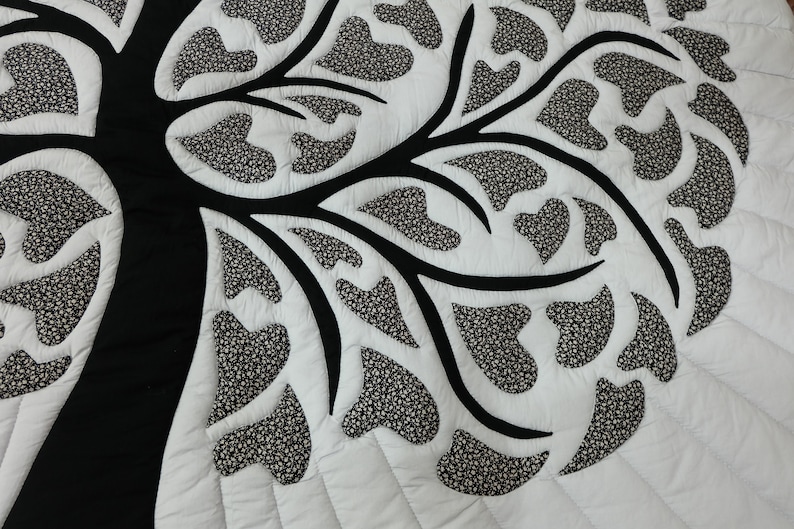 Heart Tree of Life Quilt Tree of Life Custom Made Quilt 100% - Etsy