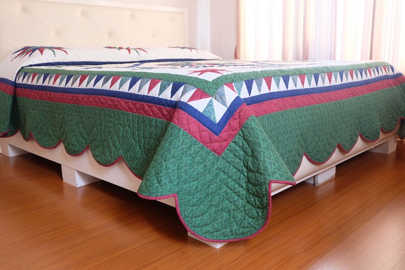 Mariner's Compass Star Quilt Mariners Compass Handmade | Etsy