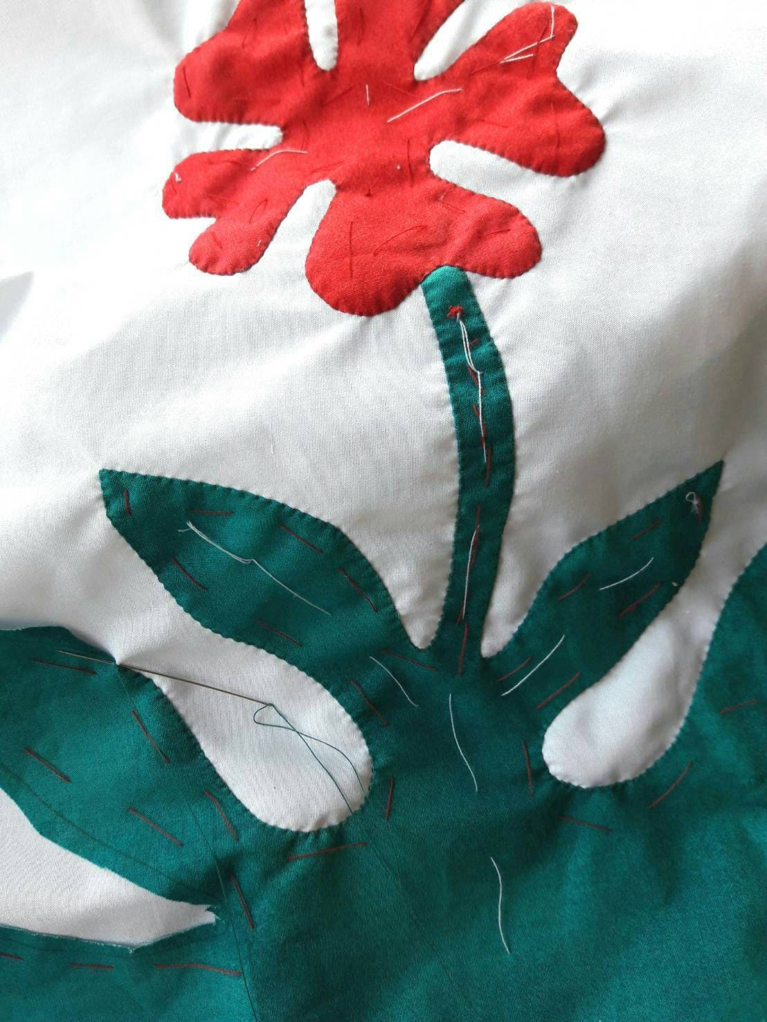 Hawaiian Quilt Blue Hawaiian Quilt King Size Handmade Quilt | Etsy