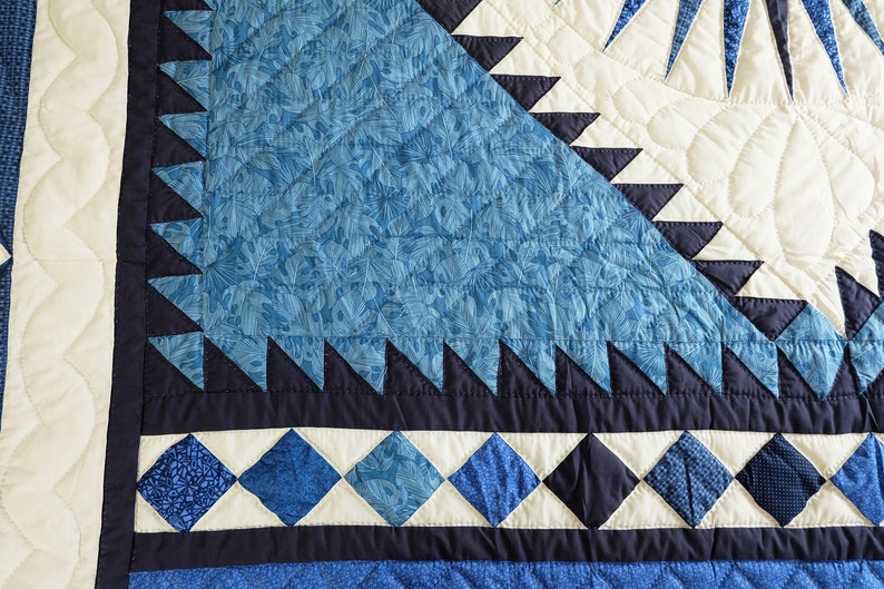 MADE TO ORDER Handmade Bedroom Quilt Mariners Compass Star - Etsy