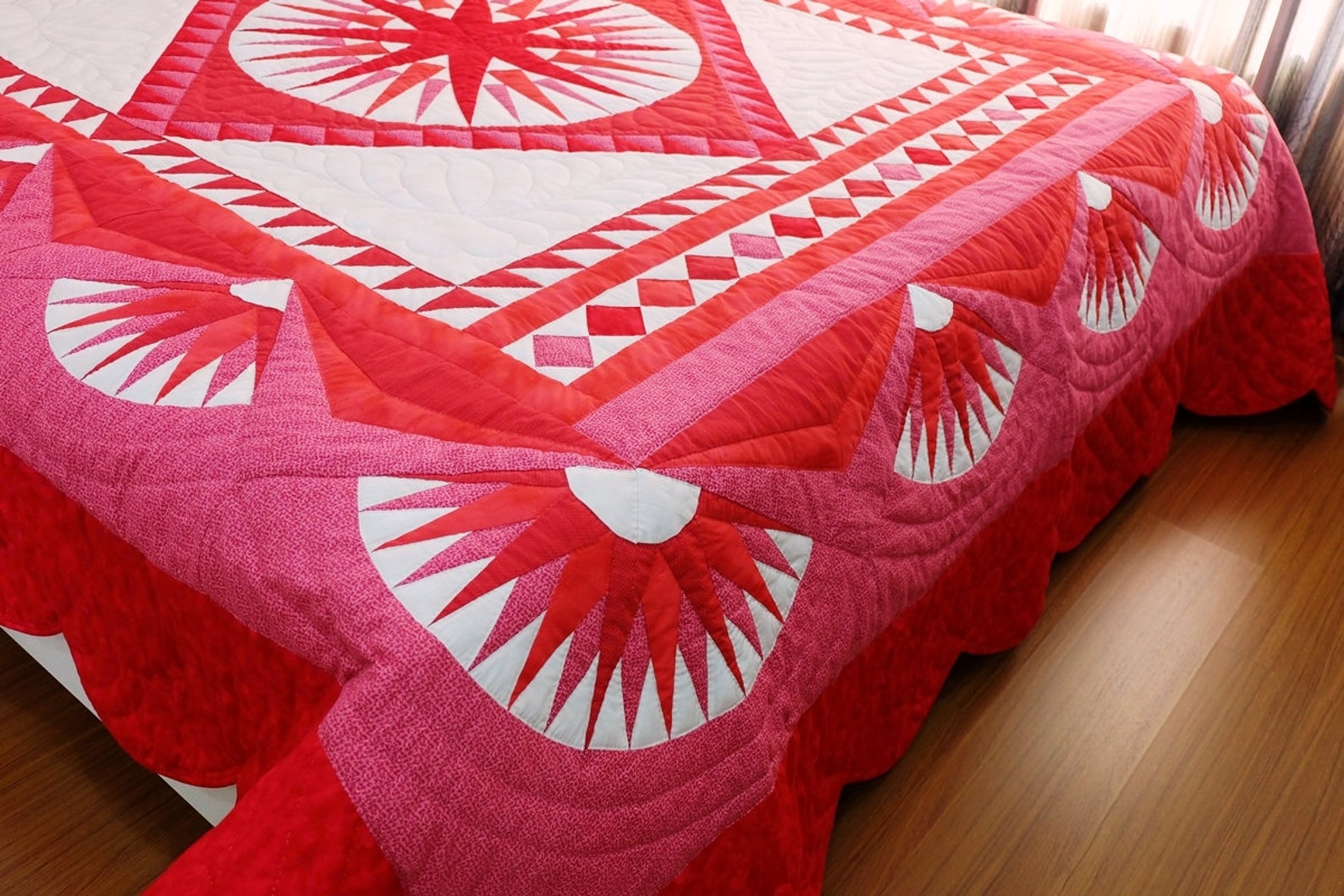 Amish Quilt Handmade Amish Quilt Queen/ King Amish Star - Etsy