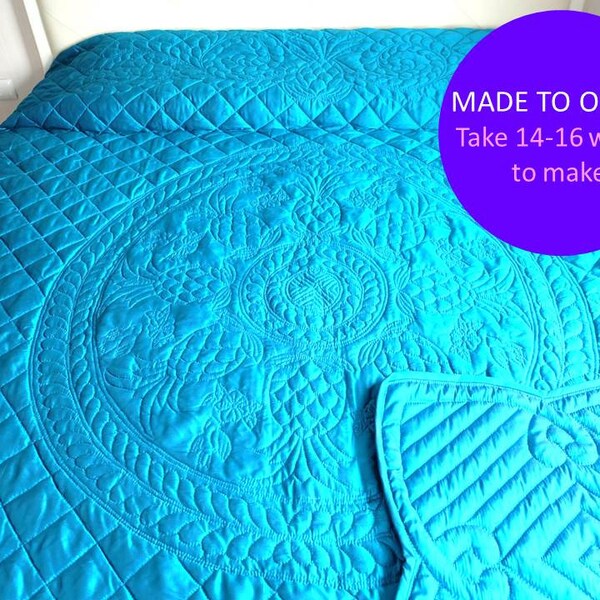 Whole Cloth Quilt - Etsy