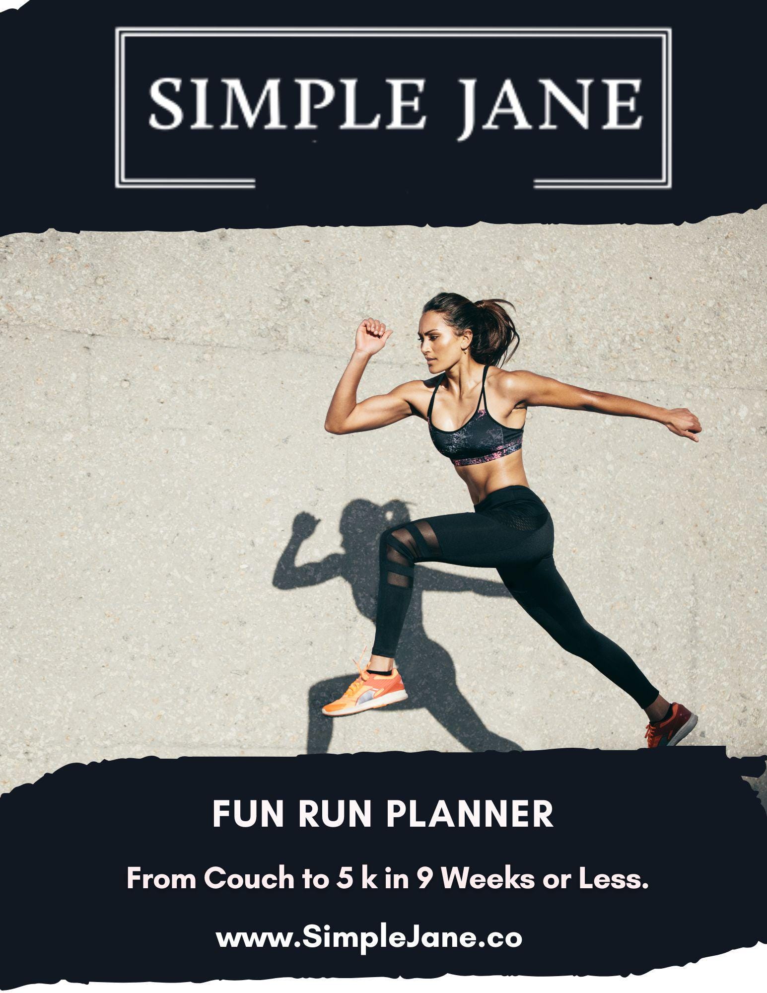 Simple Jane Couch to 5K Training Plan - Etsy