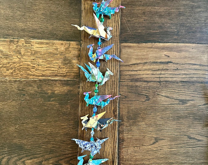 Dragon Paper Origami Beaded Ornament Garland Decor - Etsy