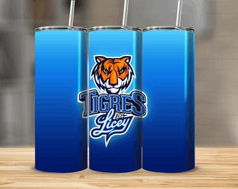 Tigres Del Licey Tumbler Wrap: High-resolution PNG (digital Download ...