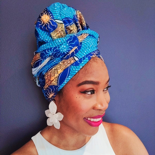 African Head Wrap - Etsy