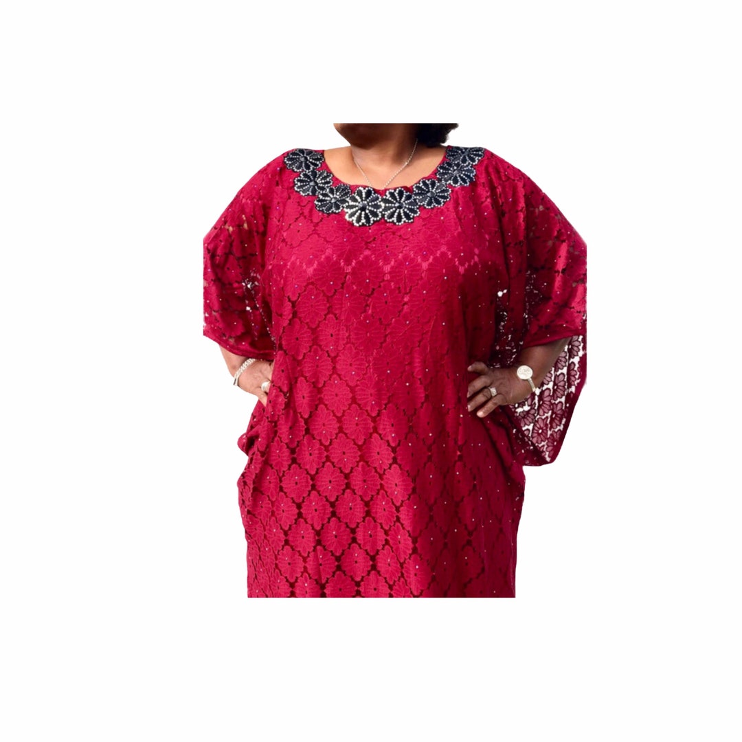 Red Kaftan Dresses Luxury Lace Gowns Caftan - Etsy