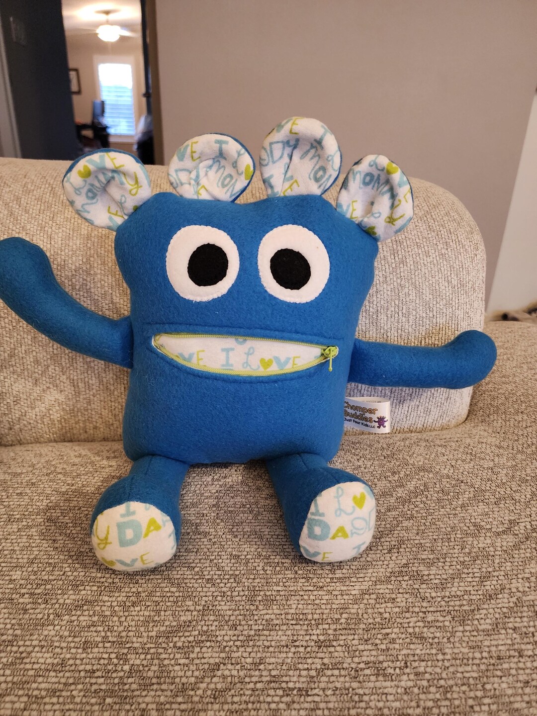 Chomper Buddy Worry Monster Worry Eater Autism Coping Grief Trauma Play ...
