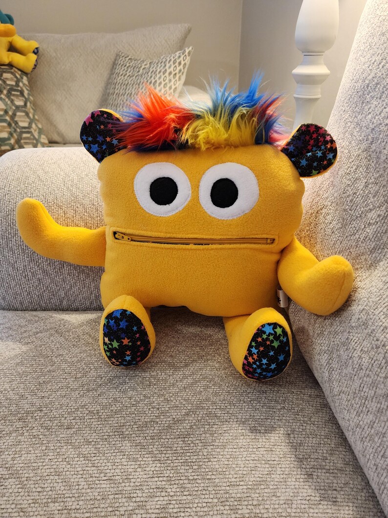 Worry Buddy Worry Monster Chomper Buddy Autism Coping Grief Trauma Play ...