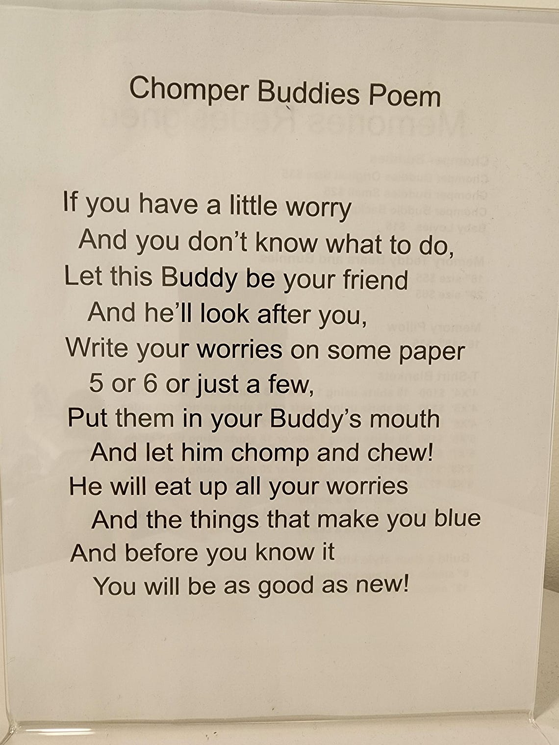 Worry Buddy Worry Monster Chomper Buddy Autism Coping Grief Trauma Play ...