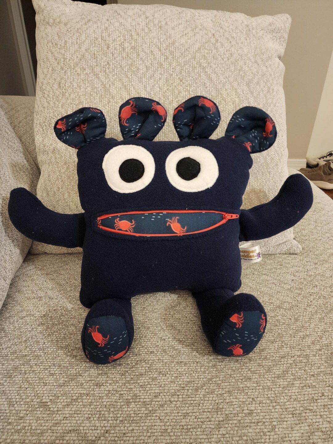 Chomper Buddy Worry Monster Worry Eater Autism Coping Grief Trauma Play ...