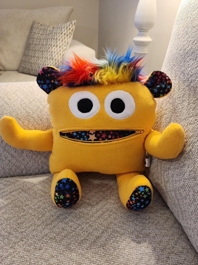 Worry Buddy Worry Monster Chomper Buddy Autism Coping Grief Trauma Play ...