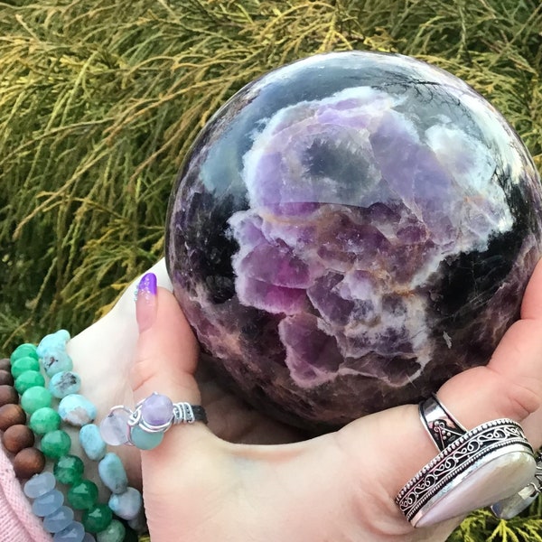 Large Crystal Ball - Etsy