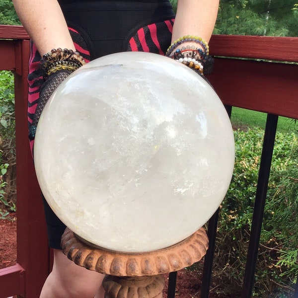Large Crystal Ball - Etsy