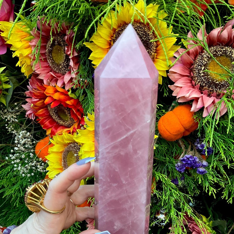 Large Rose Quartz - Etsy