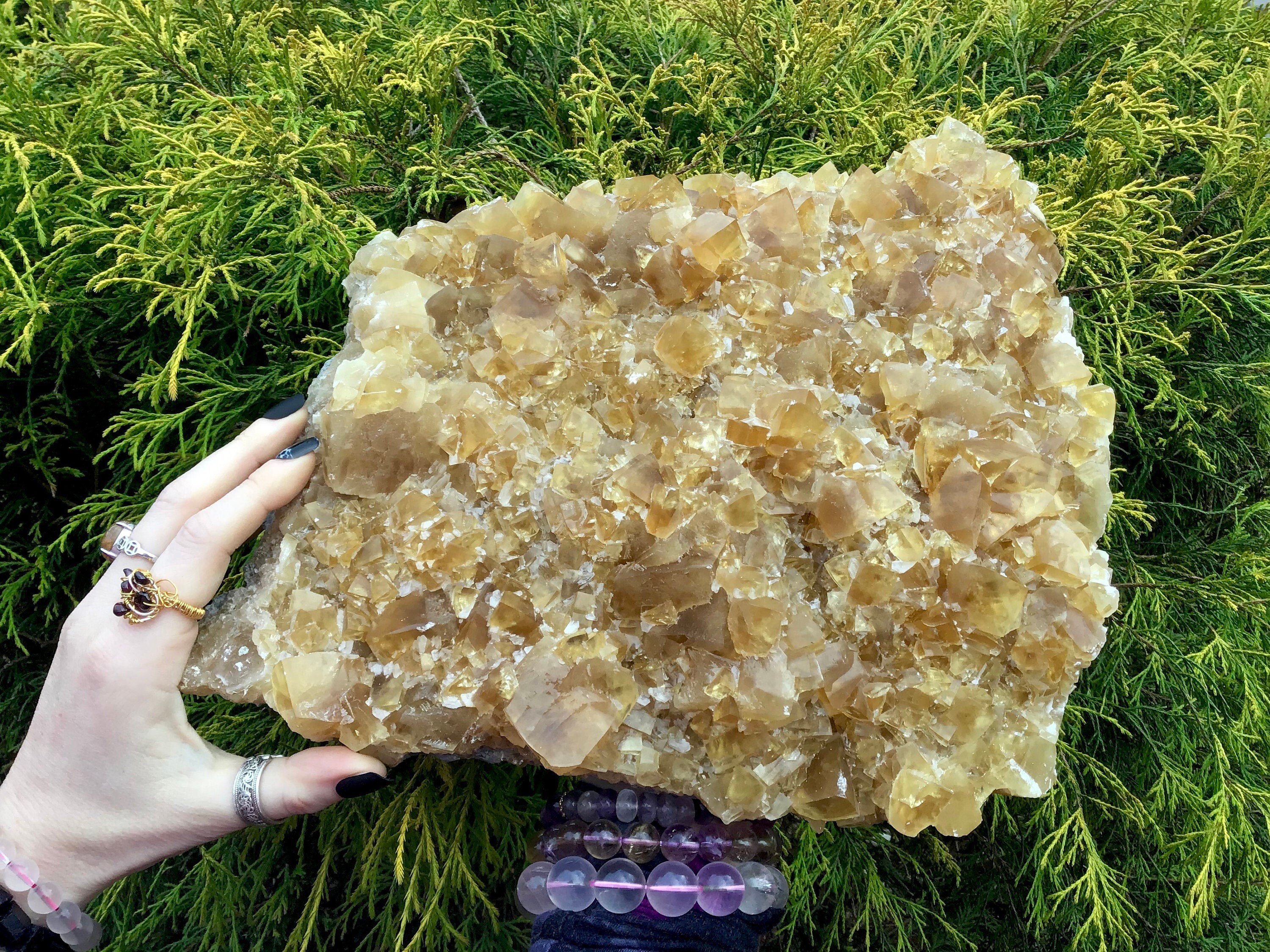 Calcite Crystal 8 Lb. 6 Oz. Cluster 11 Long Deep | Etsy