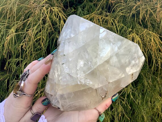 Calcite Crystal Optical Clear 3 Lb. 7 Oz. in Matrix | Etsy
