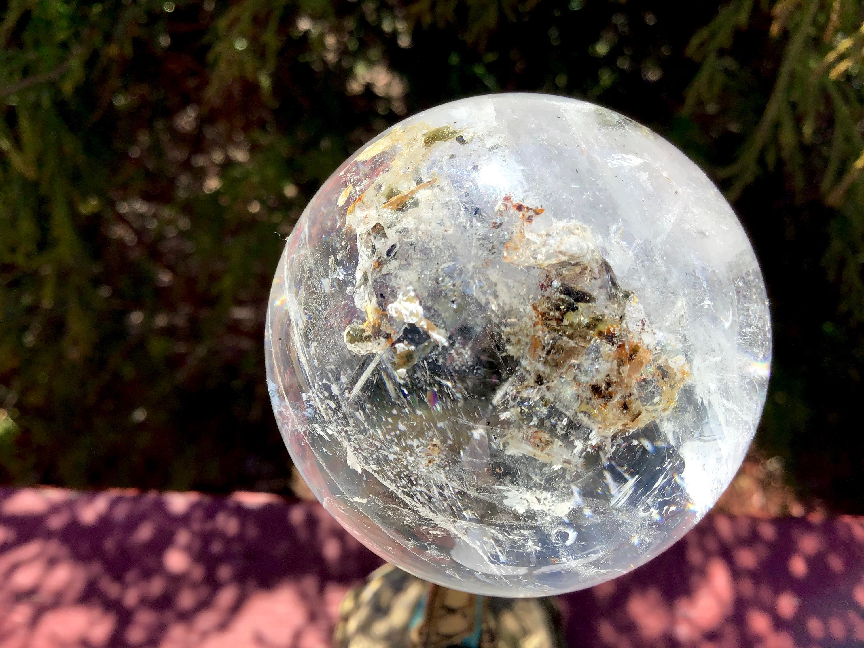 Crystal Ball Ultra Clear Quartz Big 7 Oz. Translucent Sphere | Etsy