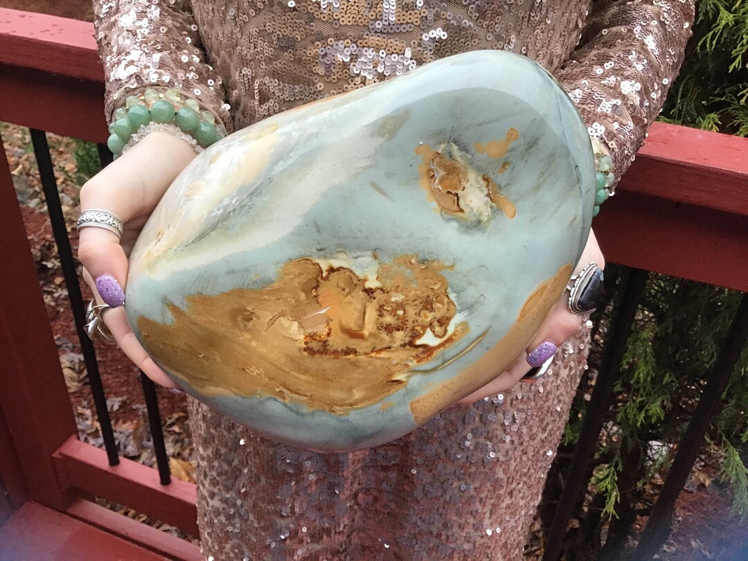 Polychrome Jasper Ocean Desert Large 14 Lb. 14 Oz. Atlantis - Etsy