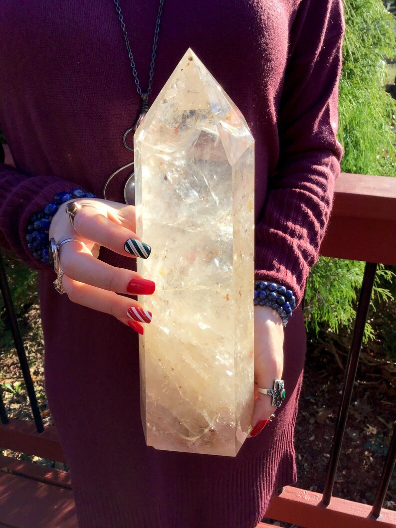 Quartz Crystal Generator Large 7 Lb. 4 Oz. Tower 12 - Etsy