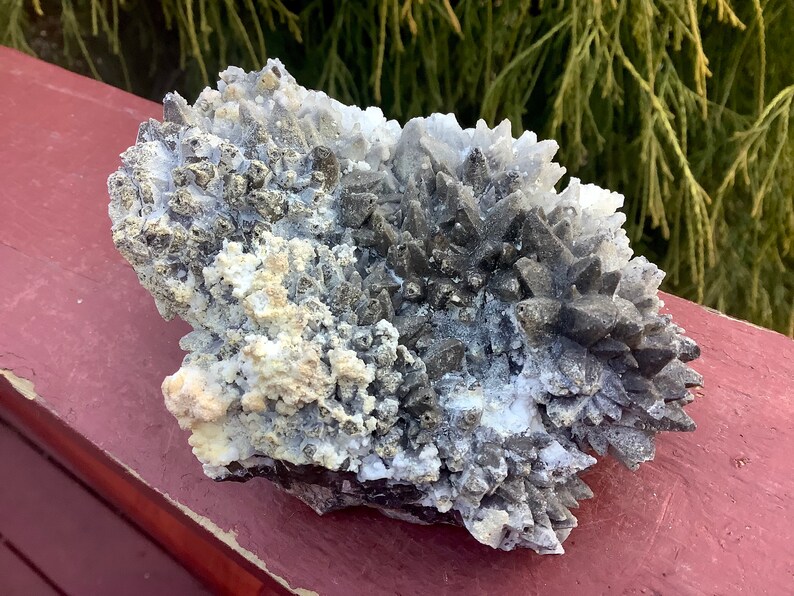 Cave Calcite Crystal Cluster ~ Large 15 Oz. ~ 4" Long ~ Natural Display ...