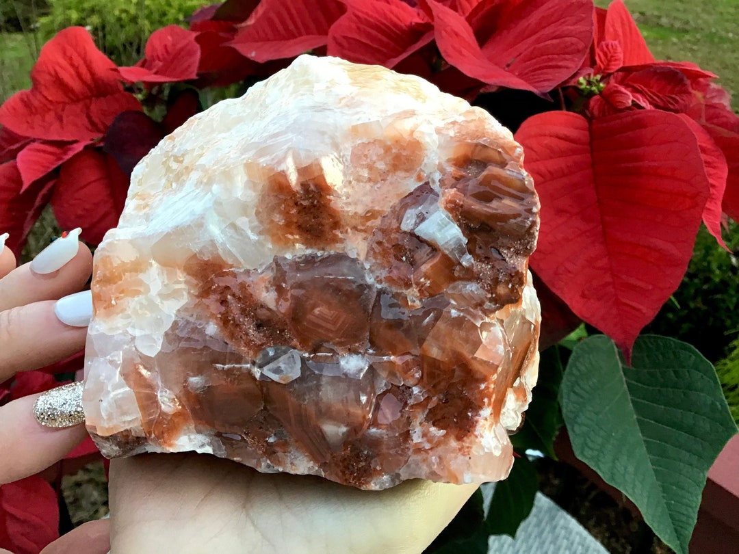 Calcite Crystal Large 2 Lb. 4 Oz. Cluster 4 Long Big - Etsy