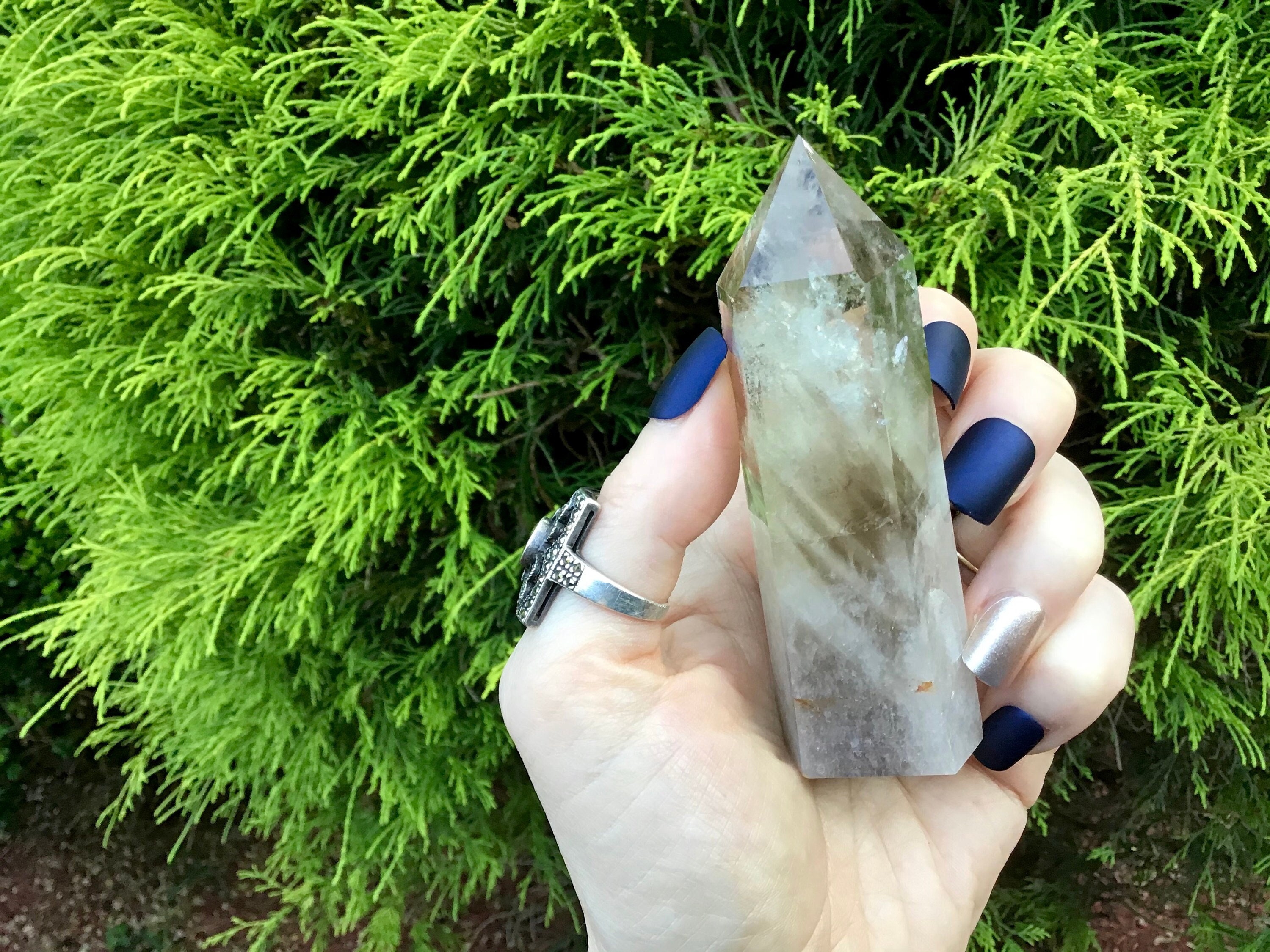 Citrine Clear Quartz Crystal Large 3.9 oz. Generator ~ 4 Tall ...