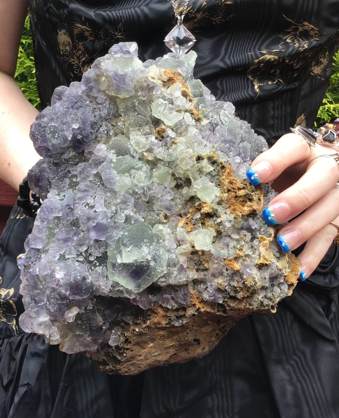 Fluorite Cubic Crystal Large 11 Lb. 10 oz. Cluster 8 | Etsy