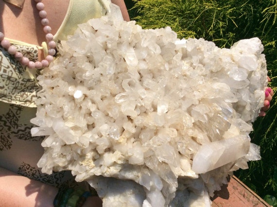 Quartz Crystal Large 27 Lb. Cluster 20 Long Big | Etsy