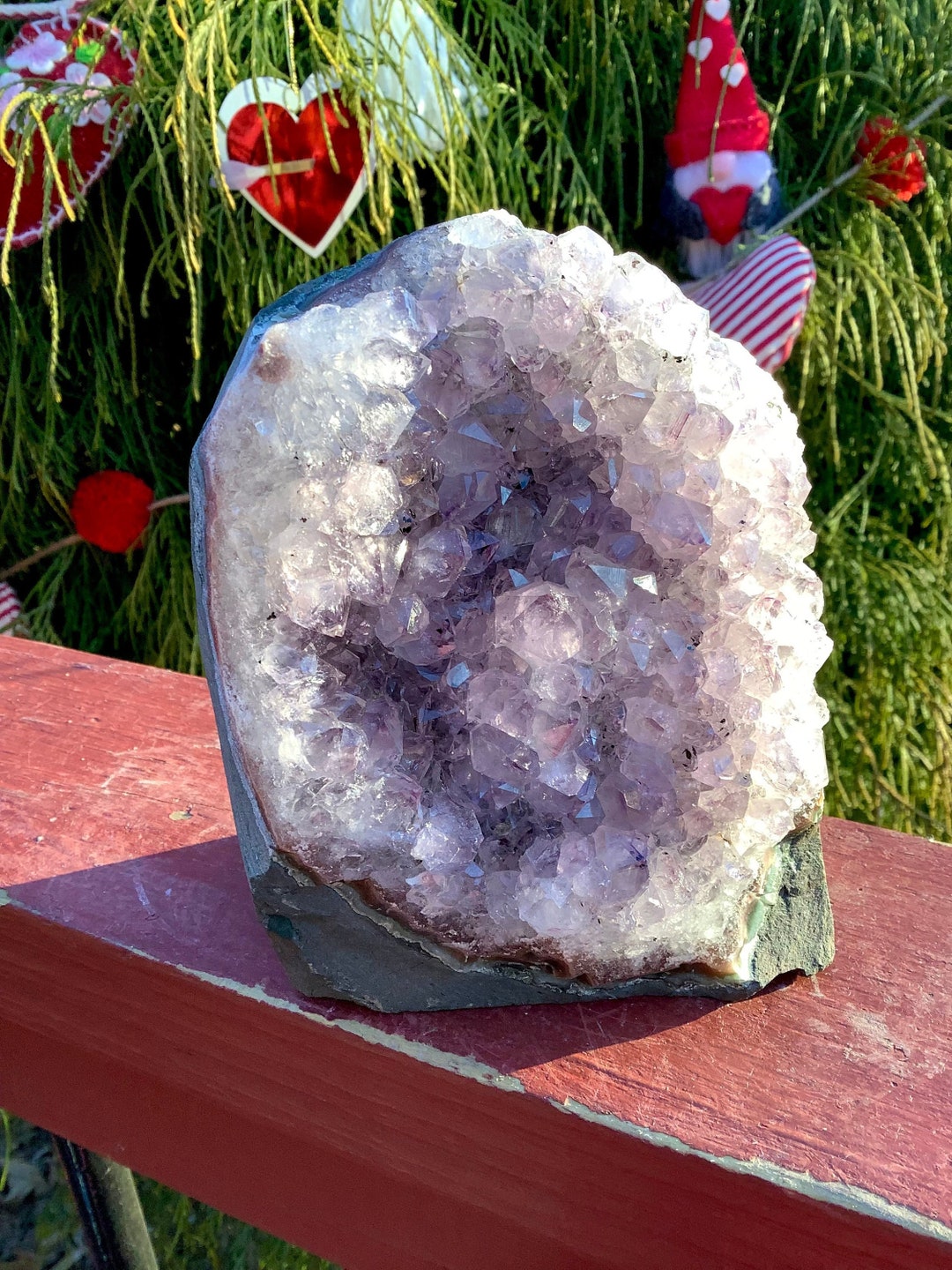 Amethyst Crystal Cluster ~ Large 3 Lb. 2 Oz. ~ 5" Tall ~ Beautiful ...