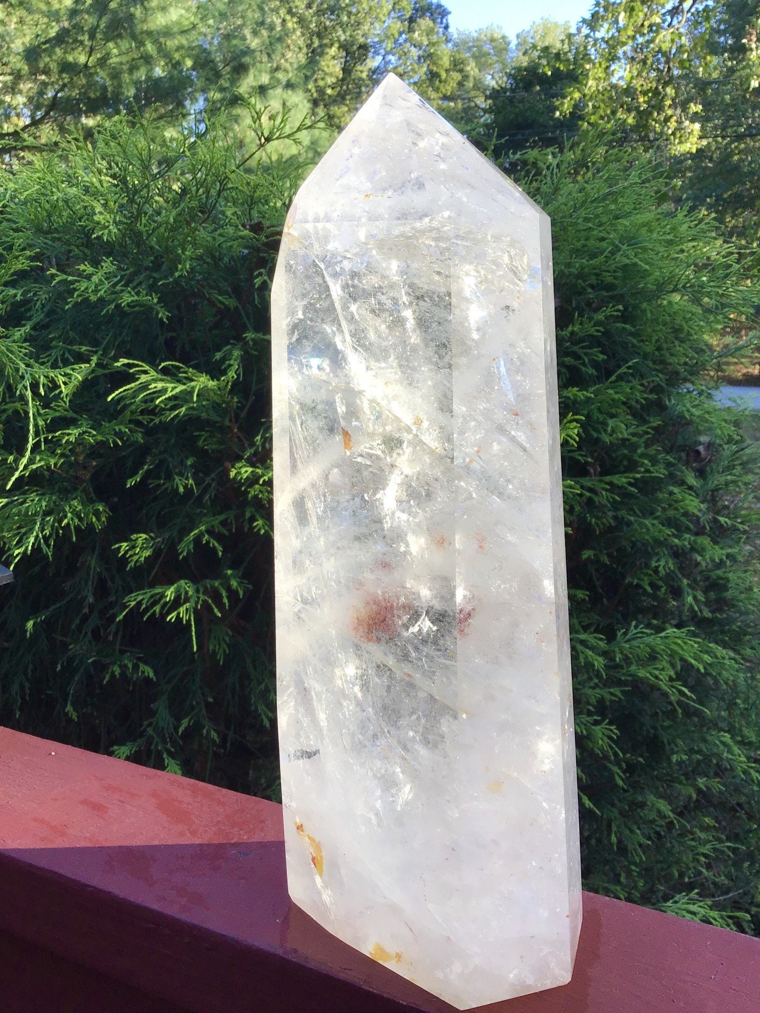 Clear Quartz Crystal Large 8 lb. 6 oz. Generator 11 | Etsy