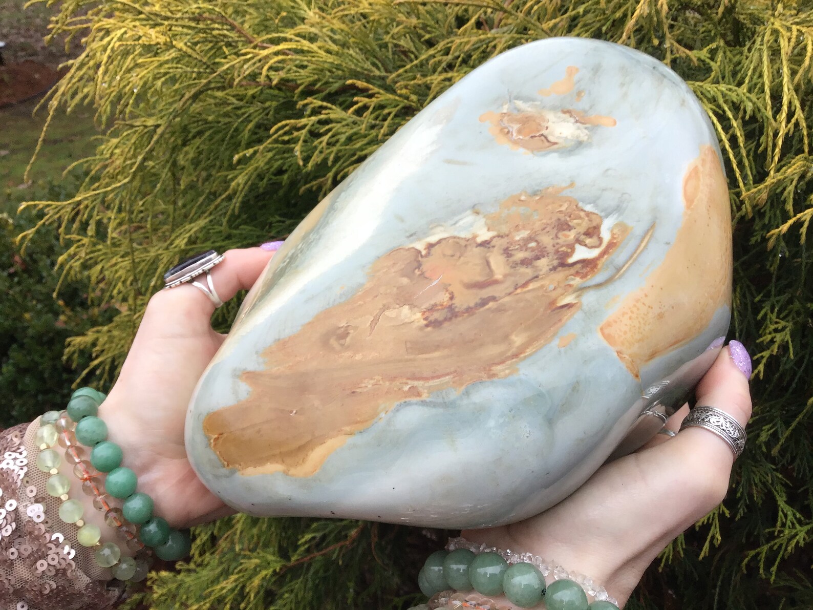 Polychrome Jasper Ocean Desert Large 14 Lb. 14 Oz. Atlantis | Etsy