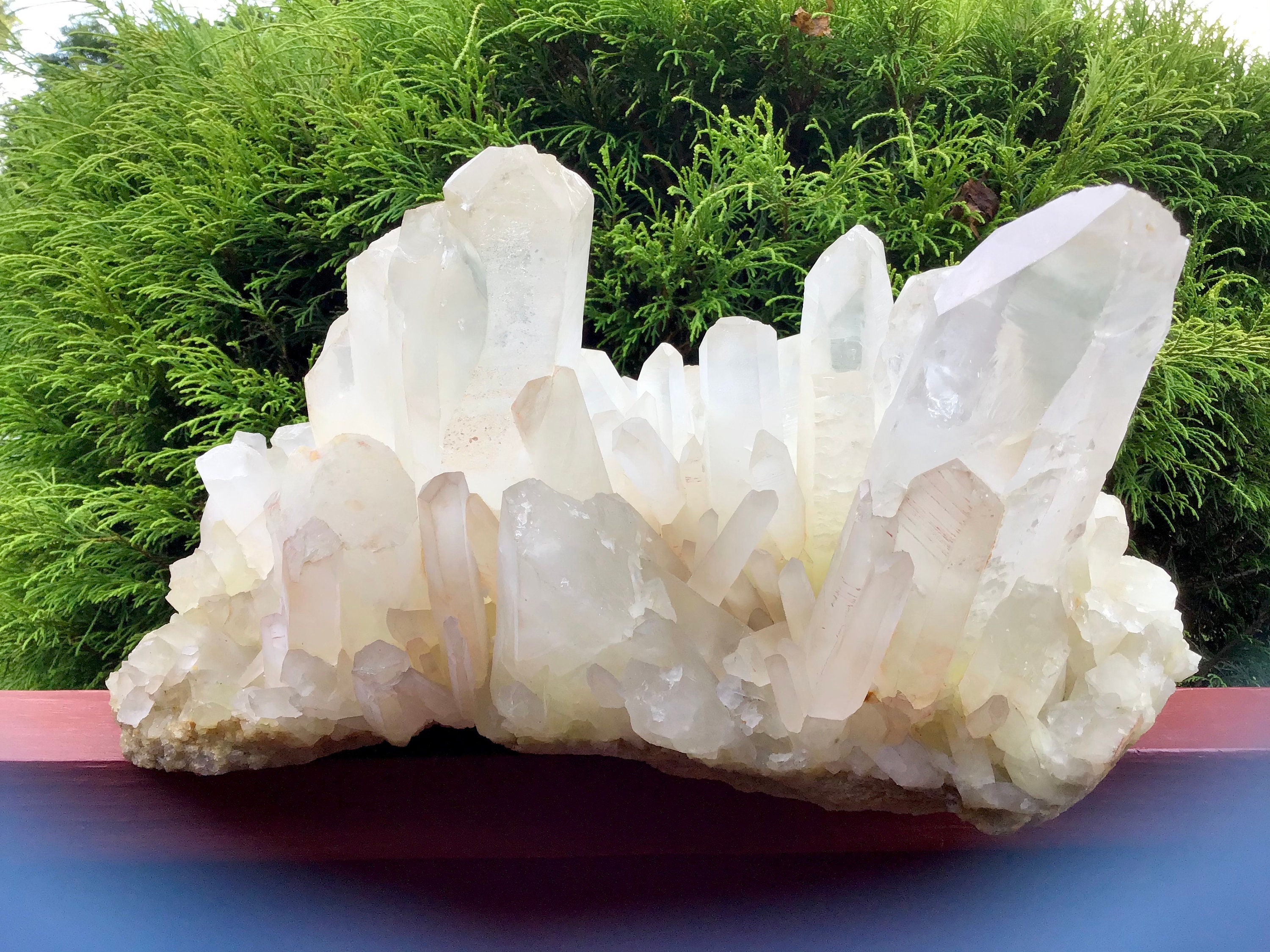 Ancient Lemurian Frosted Quartz Crystal Large 34 Lb. Cluster - Etsy ...