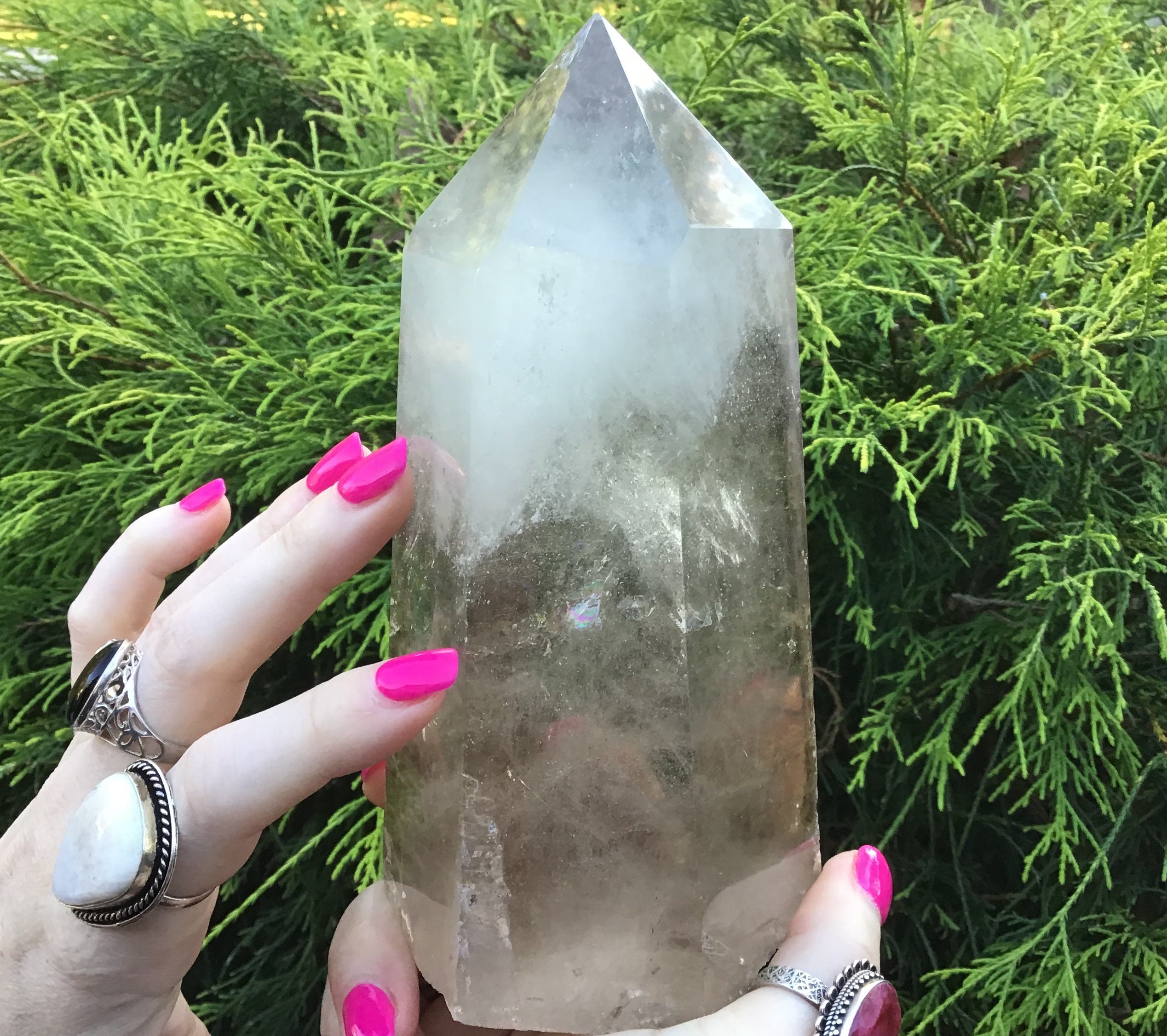 Clear Quartz Crystal Generator Large 2 Lb. 10 oz. Tower | Etsy