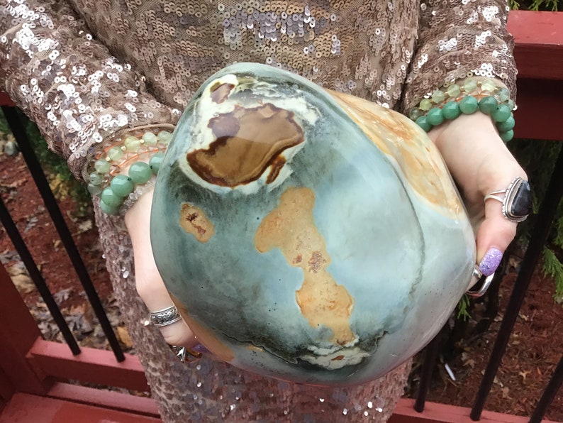 Polychrome Jasper Ocean Desert Large 14 Lb. 14 Oz. Atlantis | Etsy