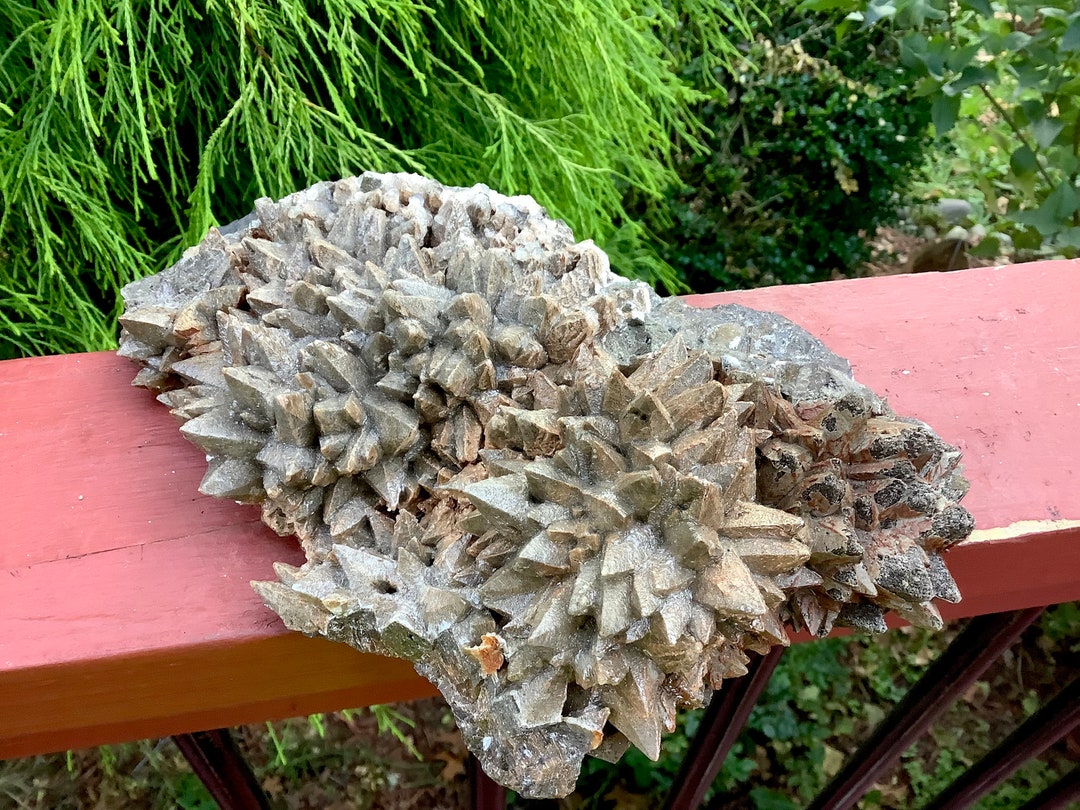 Cave Calcite Crystal Cluster ~ Large 2 Lb. 8 Oz. ~ 9" Long ~ Natural ...