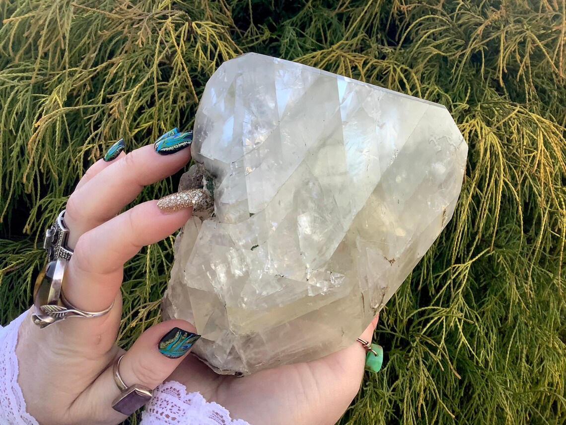 Calcite Crystal Optical Clear 3 Lb. 7 Oz. in Matrix - Etsy