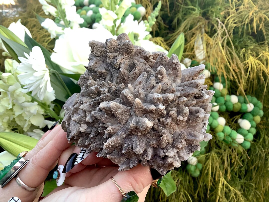 Cave Calcite Crystal Cluster ~ Large 1 Lb. 15 Oz. ~ 5" Long ~ Natural ...